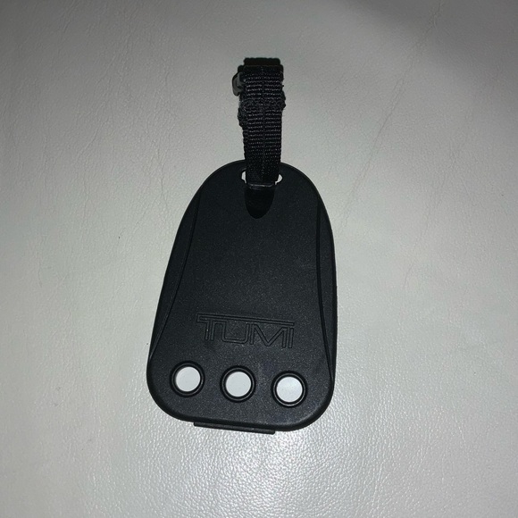 Tumi | Bags | Tumi Black Hard Shell Luggage Name Tag Rare | Poshmark